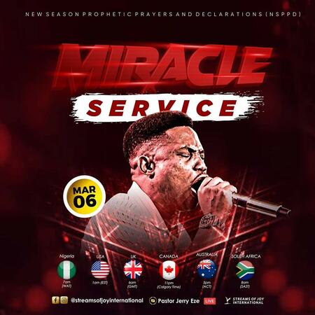 NSPPD | MIRACLE SERVICE || NSPPD || 6TH MARCH 2023