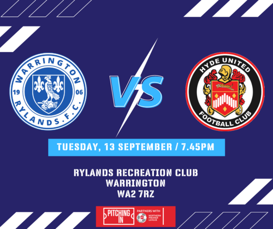 Rylands v Hyde United | Warrington Rylands FC | Events | Mixlr