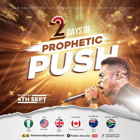 NSPPD | 2 DAYS OF PROPHETIC PUSH || NSPPD || 4TH SEPTEMBER 2023