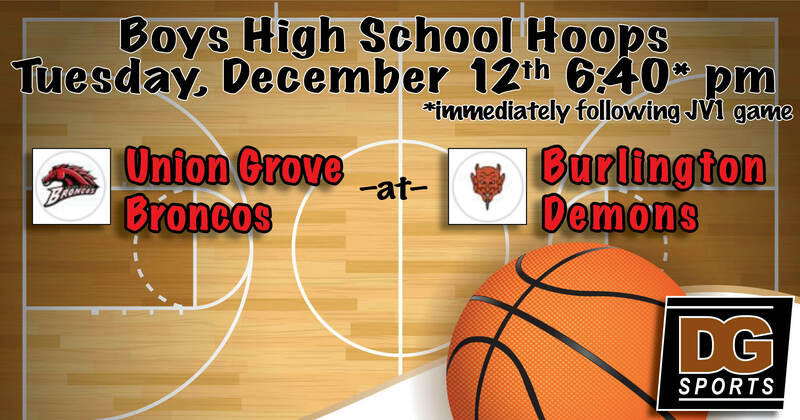 DGSports | Union Grove Broncos at Burlington Demons